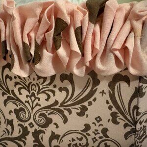 Design | Vintage Parlor Boudoir Fancy Ruffled Rose Antique Scrolled ...